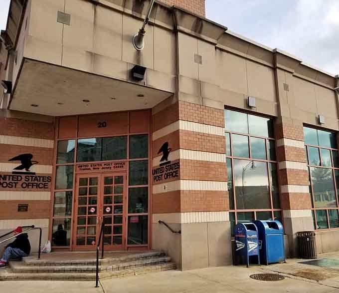 Even mailing a letter feels more economical from Trenton's Post Office, where the building is solid brick and your financial foundation can be too.