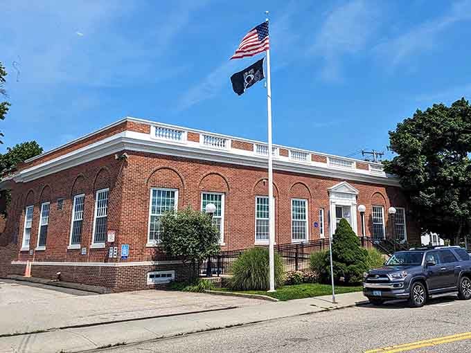 This historic post office has likely seen everything from love letters to college acceptance notifications, all while maintaining that dignified brick facade.