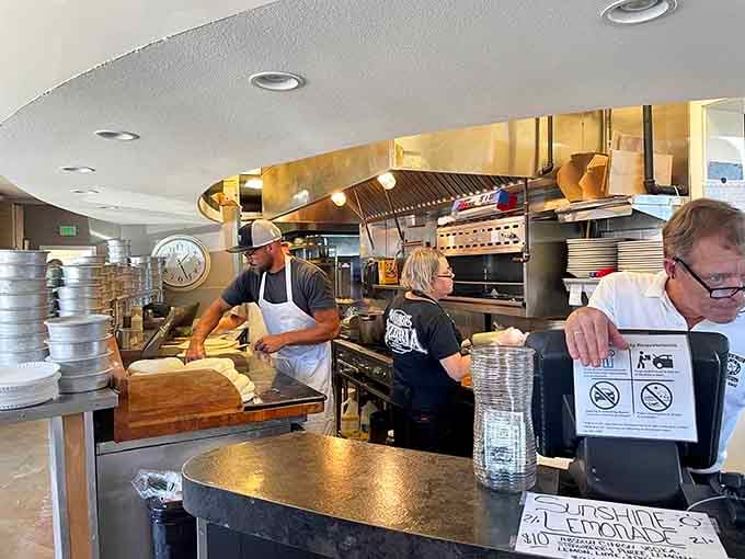 Behind every great pizza is a team that actually cares, turning simple ingredients into something worth writing home about.