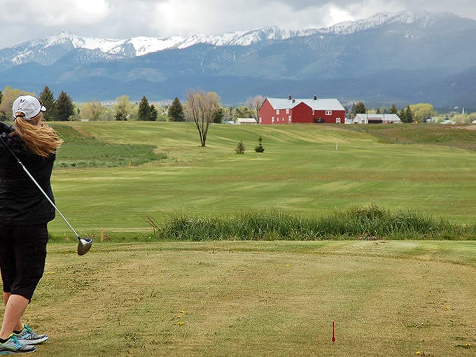 Golf with a view that makes it hard to keep your eye on the ball. Those snow-capped mountains are nature's way of saying, "Nice swing, but check me out instead."