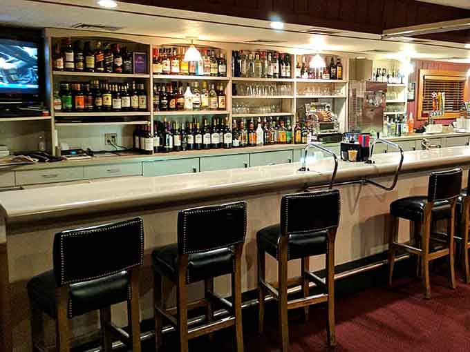 Pull up a barstool and watch the bartenders work their magic while you enjoy a pre-dinner cocktail or three.