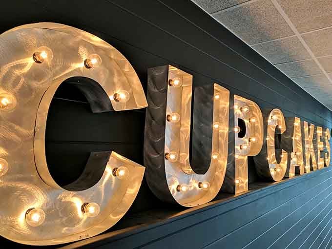 Vintage-style marquee letters bring that old-school bakery charm into the modern era with serious style.