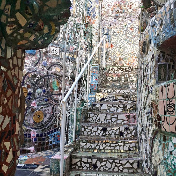 Stairway to heaven? Perhaps just the next level of wonder. Each step is a miniature masterpiece leading to new discoveries.