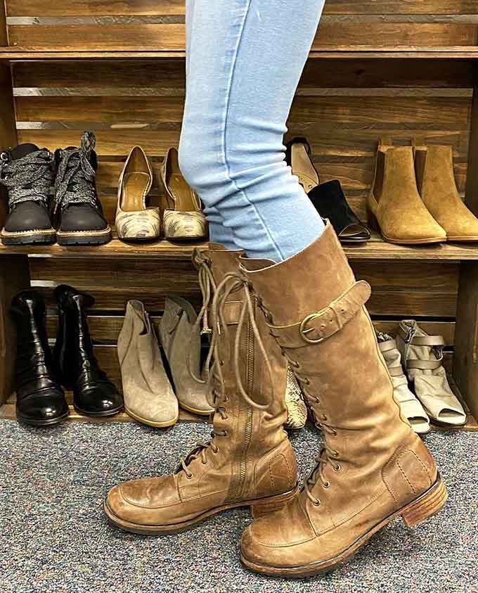 These boots were made for walking &ndash; and looking fabulous while doing it. Quality footwear finds that have barely begun their journey.
