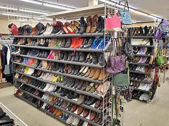 The shoe department: Where Imelda Marcos would lose her mind and find her next twenty pairs in one shopping trip.