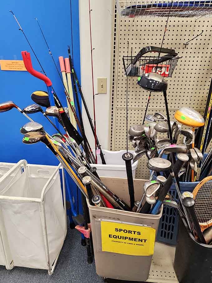 Golf clubs and fishing rods galore! Start a new hobby without the financial commitment that usually comes with good intentions.