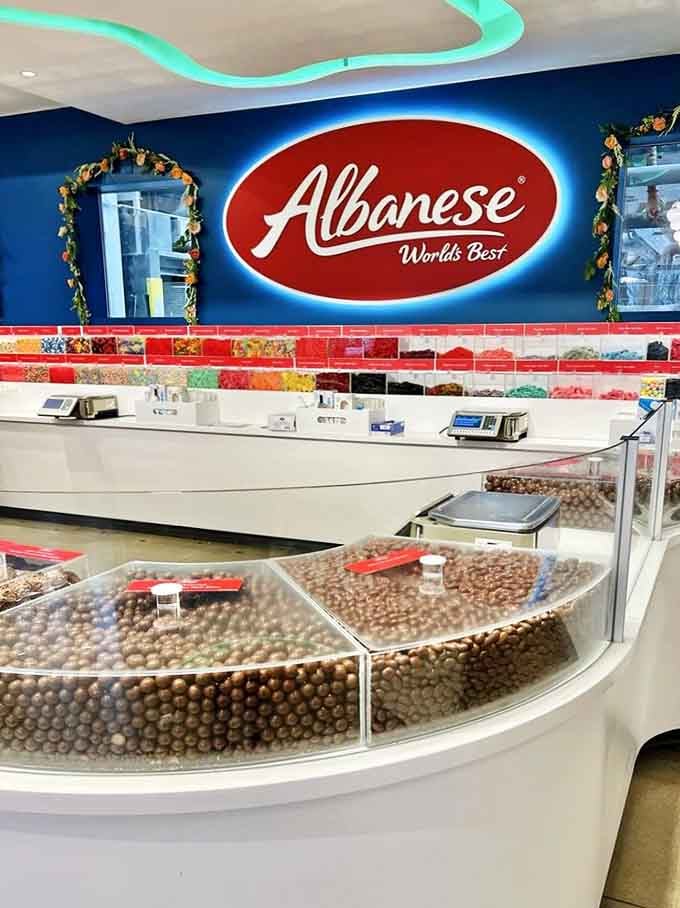 Behind that counter lies enough chocolate-covered treats to supply a small nation's dessert needs.