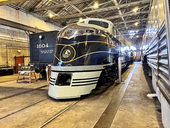 That sleek diesel locomotive represents the moment when railroads traded romance for efficiency, and somehow kept both.