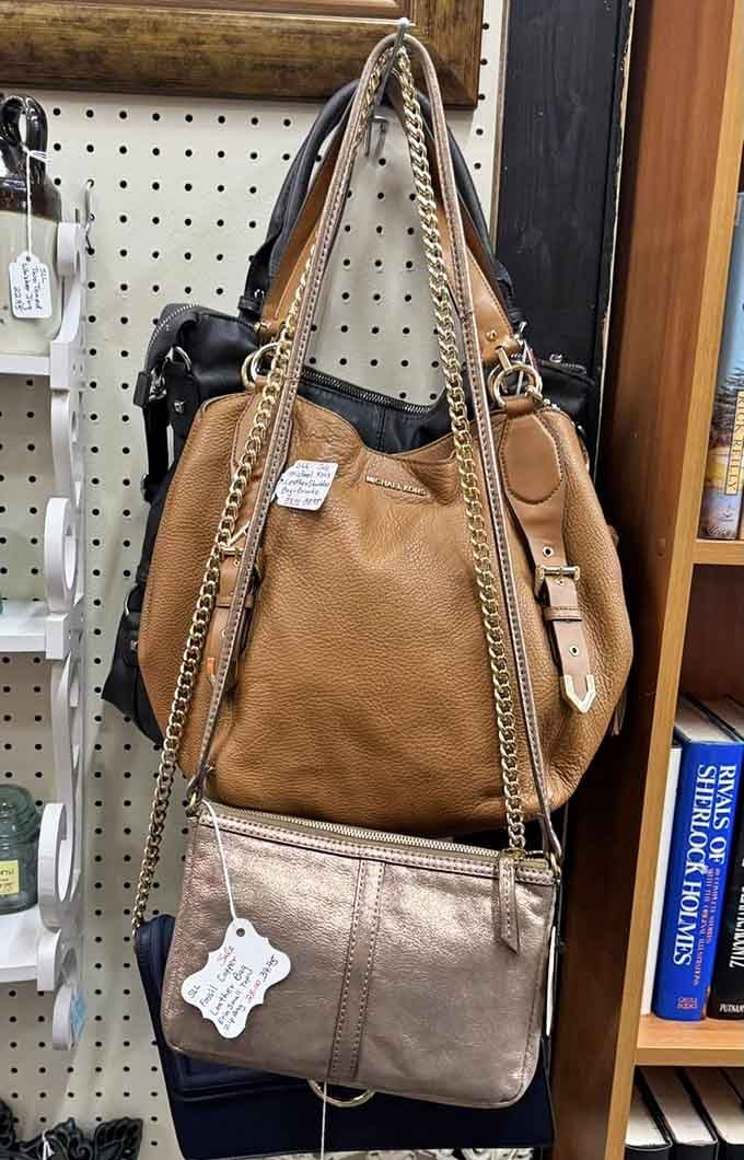 Leather bags with actual character and craftsmanship, unlike those disposable things that fall apart after three months.