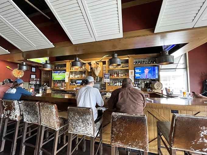 The bar area&mdash;where strangers become friends and "just one drink" becomes "did we really close this place down?"