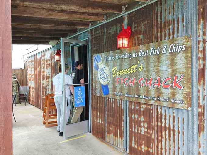 The entrance promises "Best Fish & Chips" and judging by everything else, they're not exaggerating about their capabilities here.