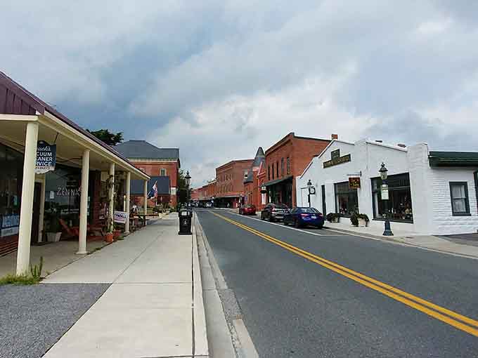 The main Street feels almost too perfect, like the town ordered it special.