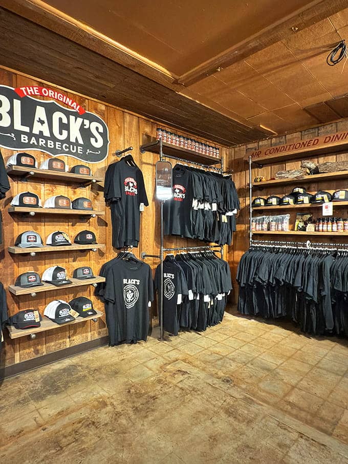 Take home a t-shirt so everyone knows where you achieved barbecue enlightenment and possibly a meat-induced food coma.