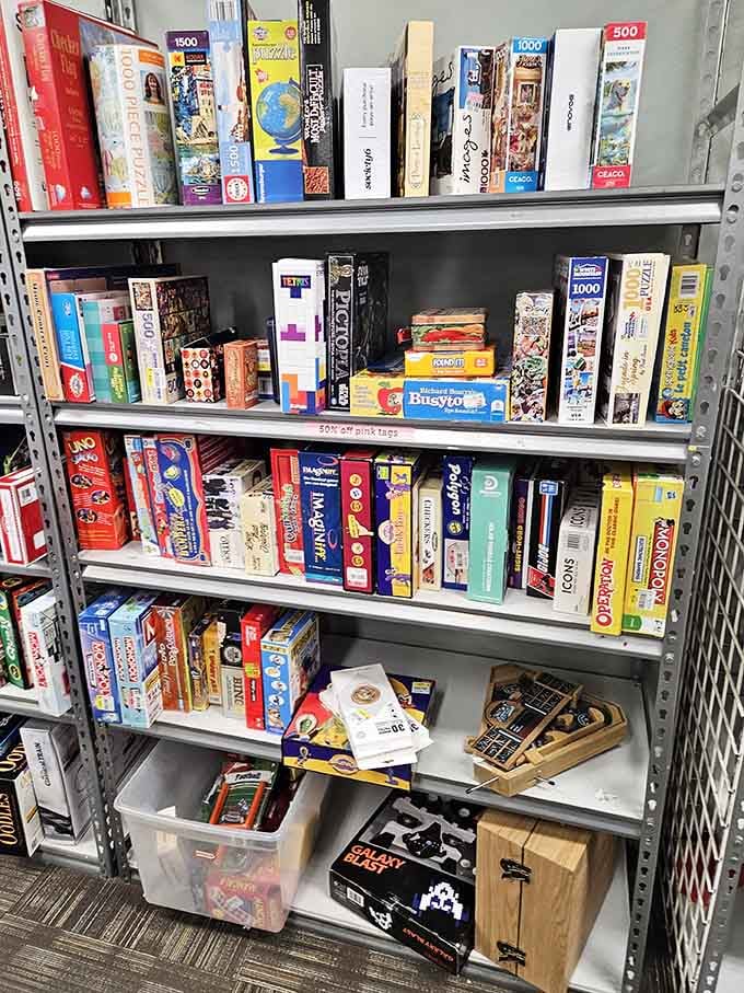 Family game night just got a serious upgrade with shelves full of puzzles and board games at fraction-of-retail prices.
