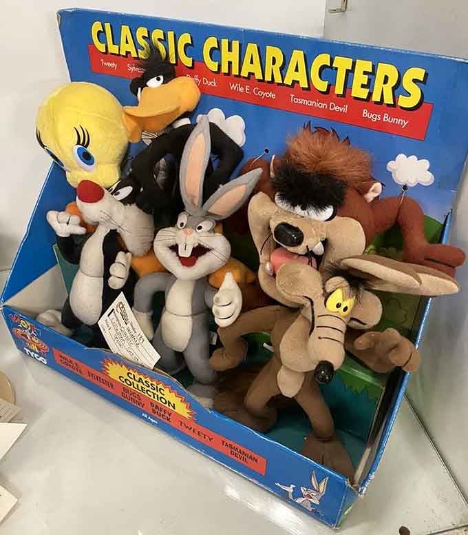 Classic cartoon characters still in their box remind you why Saturday mornings were so magical.
