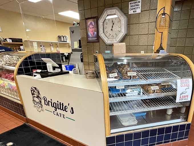 The dessert case at the register is strategically placed to tempt you on the way out, and honestly, resistance is futile.