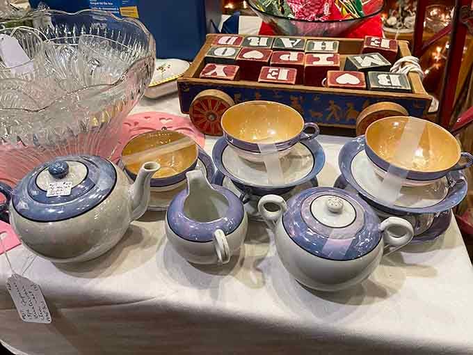 Tea sets that remember when afternoon tea was an event, not just dunking a bag in the microwave.