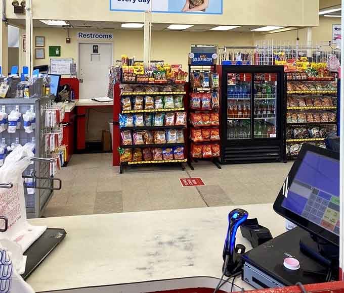 Snack attack! Even treasure hunting requires fuel, and America's Thrift Stores keeps shoppers energized with convenient checkout treats.