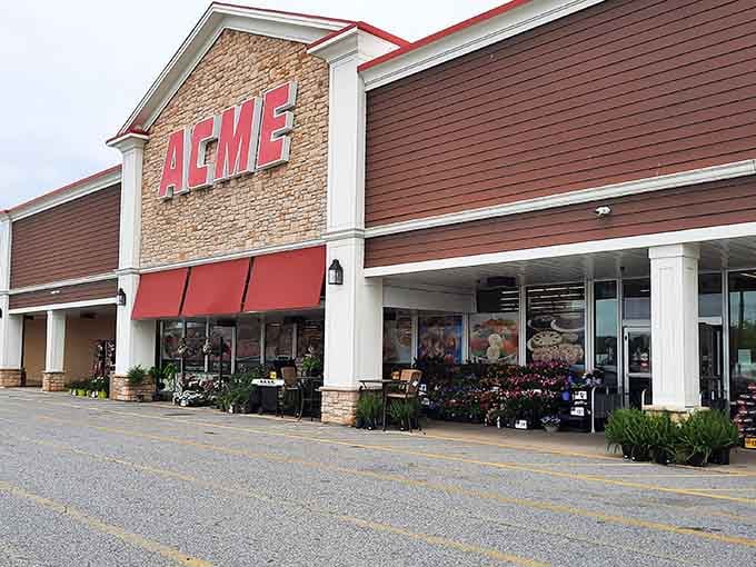 Even ACME looks better when it's part of a real community instead of strip mall purgatory.