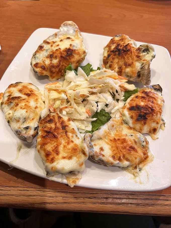 Oyster Rockefeller baked to bubbly perfection with spinach, bacon, and cheese creates a flavor explosion worth celebrating properly.