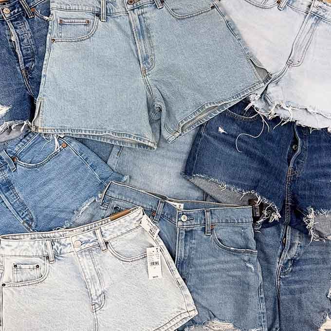 Jean shorts in every wash and style imaginable&mdash;the summer wardrobe staple that never goes out of fashion, just like a good dad joke.