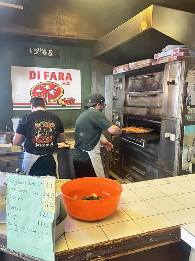 Watch the masters at work, turning flour and dreams into the kind of pizza that haunts your thoughts.