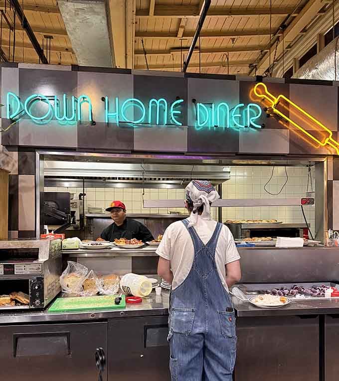 Friendly staff keeps this diner running smoothly, serving up Southern hospitality alongside every delicious plate of food.