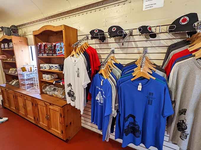 The gift shop offers railroad memorabilia for every budget, from serious collectors to grandparents spoiling their train-obsessed grandkids rotten.