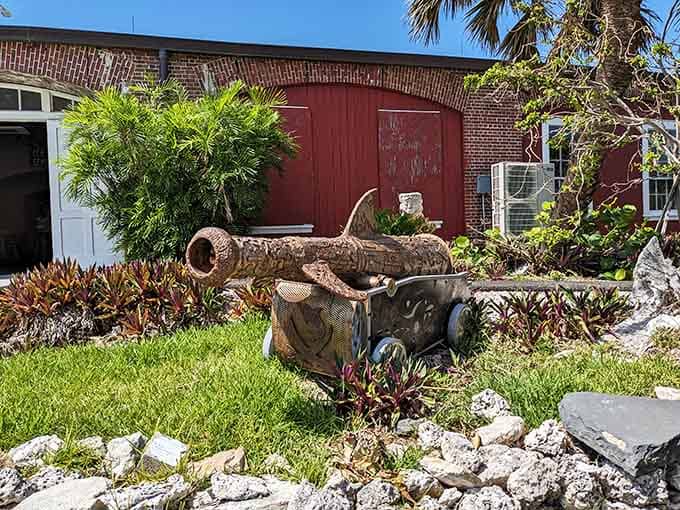 Vintage weaponry and nautical artifacts fill the museum's collection, connecting visitors to the island's strategic military past and seafaring heritage.