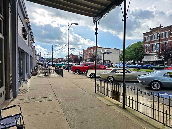 The kind of neighborhood spot where classic cars gather and good food brings the whole community together naturally.