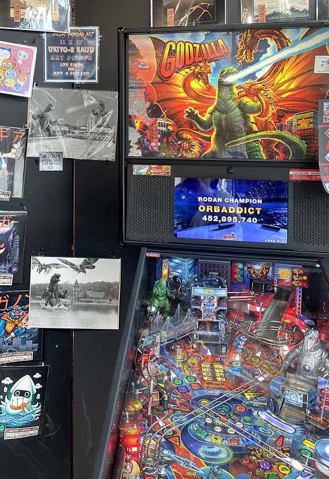 Godzilla pinball combines two beloved pastimes: destroying Tokyo and racking up high scores in vintage arcade style.