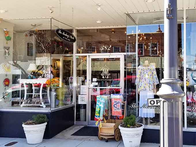 The Monkey's Uncle offers unique finds and local treasures in a delightfully quirky downtown shopping experience.