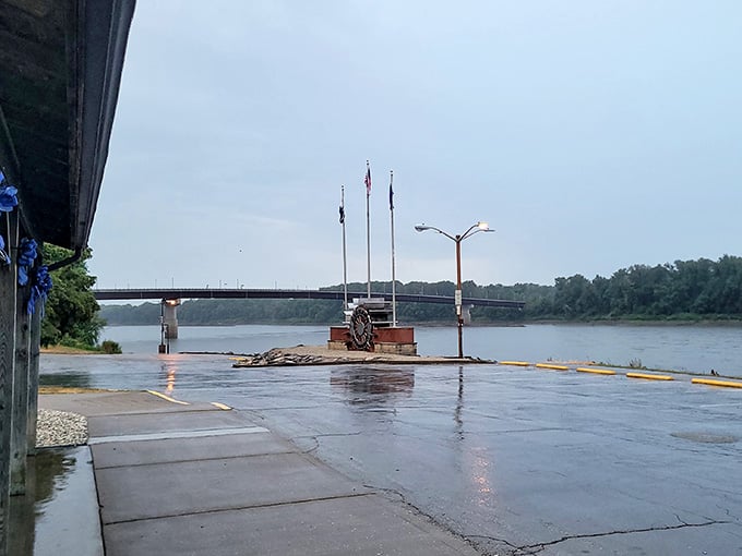 Riverfront Park offers front-row seats to the mighty Missouri, the waterway that made Hermann possible in the first place.