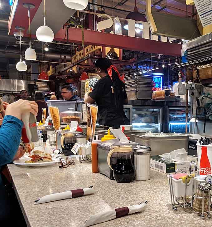 Watch the masters at work, turning simple ingredients into sandwiches that'll haunt your dreams forever after.