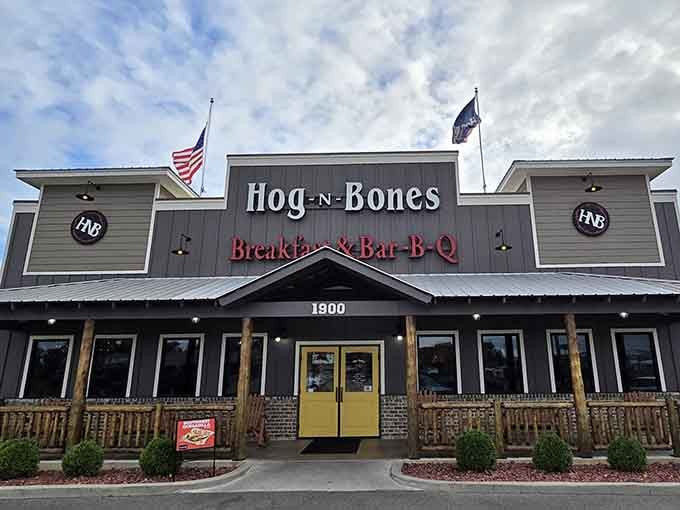 Hog-N-Bones serves up barbecue worth writing home about. The aroma alone justifies the reasonable prices on your Social Security budget.