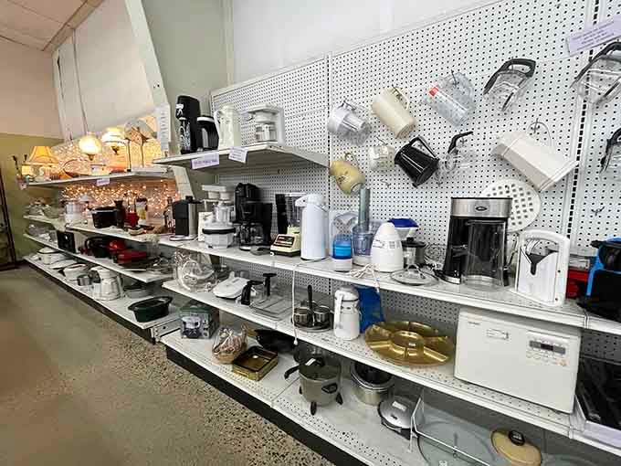 The small appliance section&mdash;where coffee makers, toasters and blenders get their second chance at kitchen stardom.