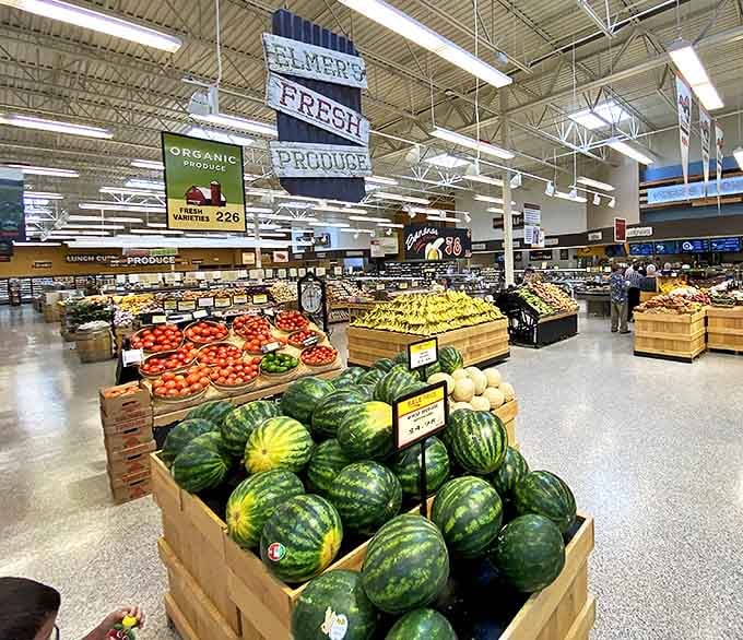 Ingles Market's produce section could make even a committed carnivore consider eating their vegetables&mdash;those watermelons are practically posing for Instagram.