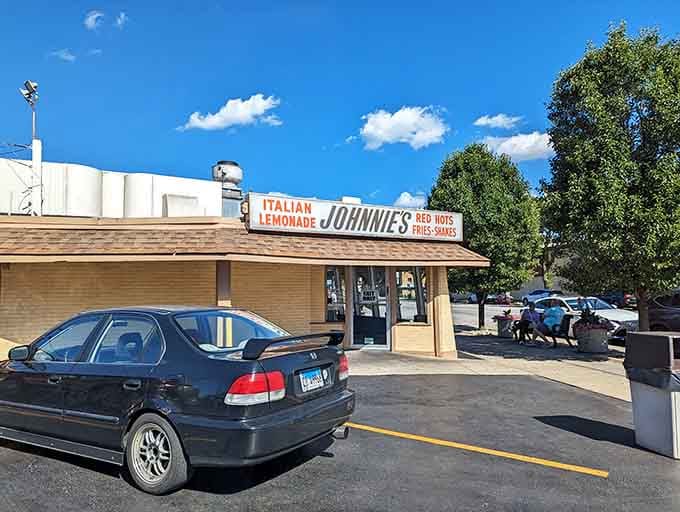 The parking lot fills up for good reason, as locals and visitors alike make their pilgrimage to sandwich paradise.