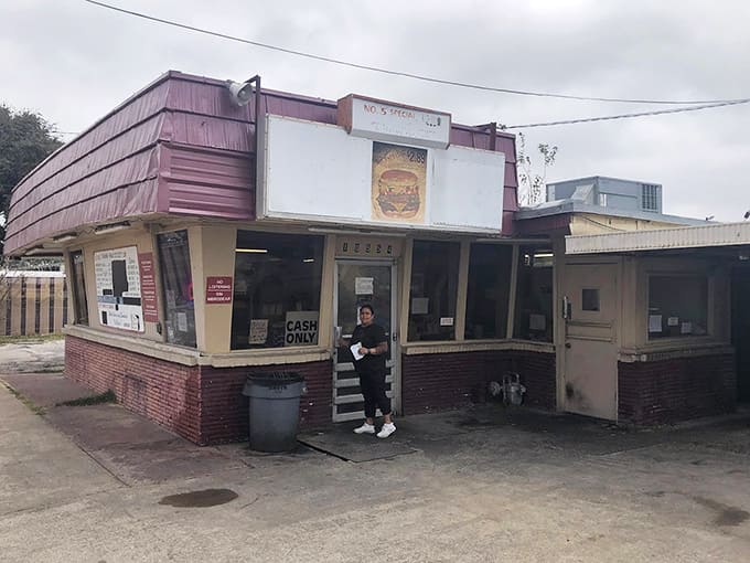 The walk-up window where you place your order, just like people did when gas cost thirty cents a gallon.