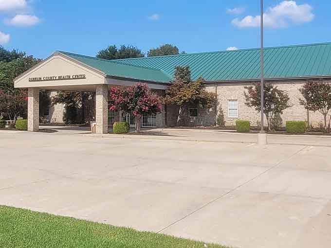 Health departments with actual landscaping suggest they care about wellness inside and outside those walls.