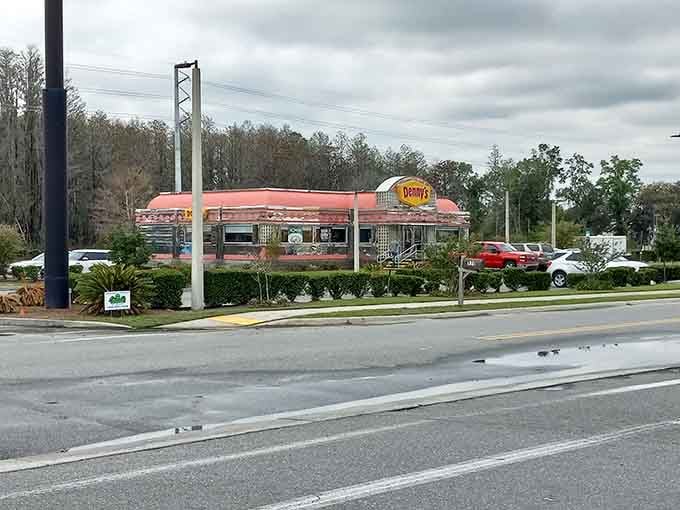 Denny's classic diner proves that familiar comfort food hits differently when you're not paying tourist-trap prices for basic breakfast.