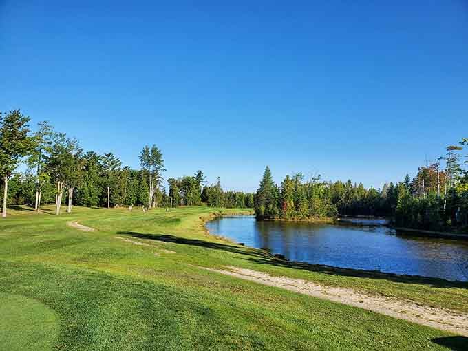 Golf courses wind along the river, proving that paradise doesn't always require an ocean view or palm trees.