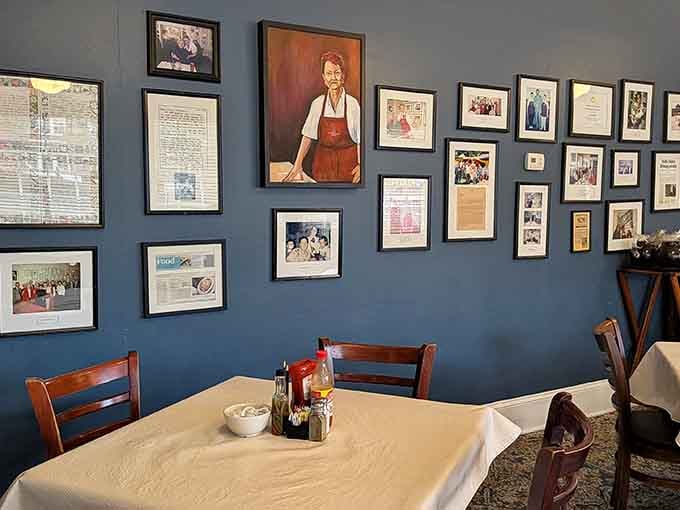 The walls serve as a gallery of Atlanta's history, making every meal a cultural experience too.