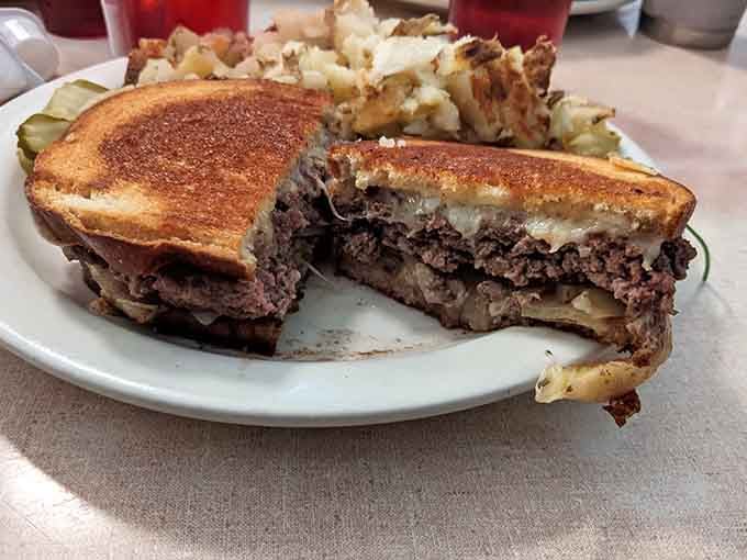 The patty melt: proof that sometimes the simplest combinations create the most satisfying symphonies.