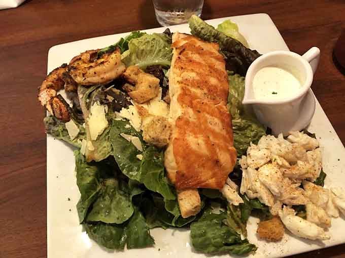 Even the salads here get the royal treatment with perfectly grilled chicken and enough toppings to make rabbits jealous.