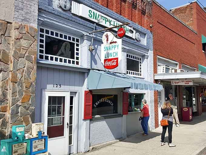 Snappy Lunch's iconic storefront has been drawing hungry crowds for nearly a century, and that line isn't slowing down.