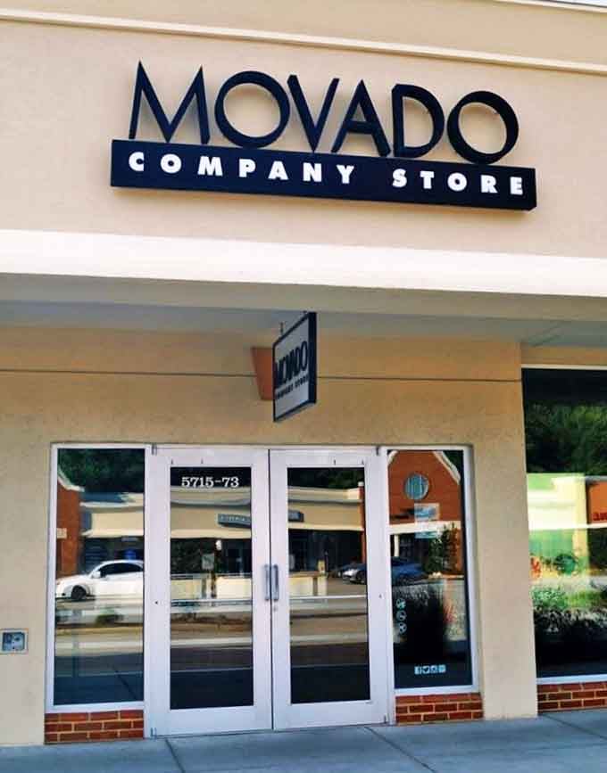 Movado brings Swiss precision to Virginia at prices that won't stop your heart. Timeless design meets timely discounts.