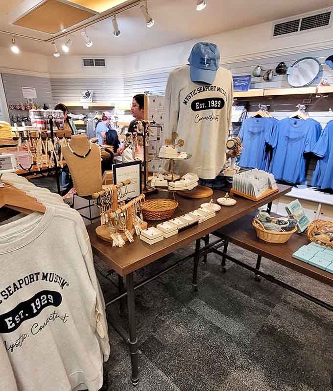 The museum store displays nautical treasures that'll have you decorating your home like a sea captain's quarters immediately.