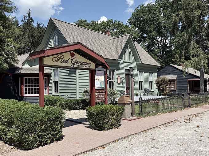 The Red Geranium's historic building promises dining experiences that honor both past and present with equal respect.