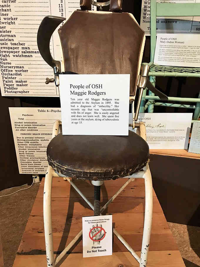 This historic chair served purposes we'd rather not dwell on, but understanding the past prevents repeating it.